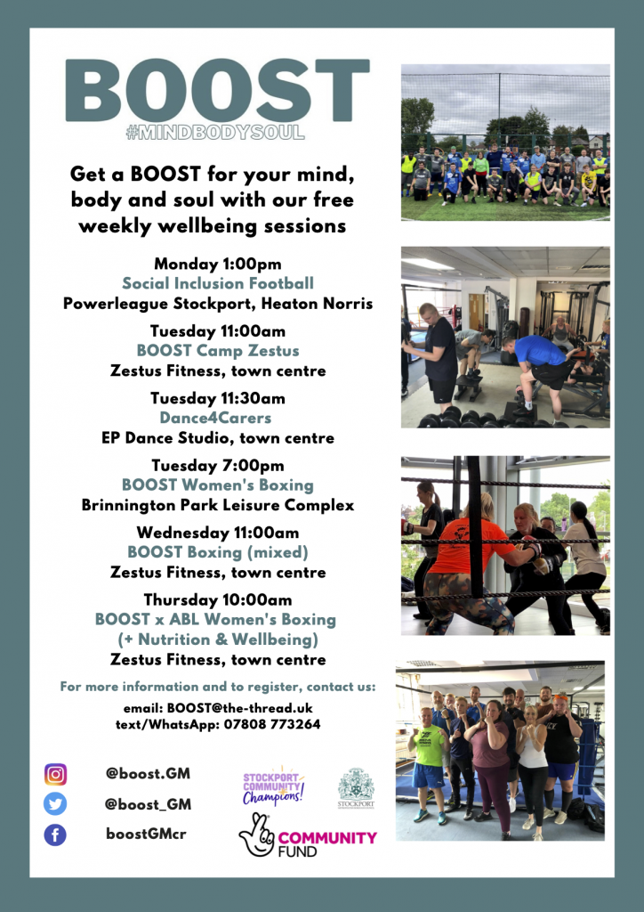Summer activities in Stockport: BOOST health & wellbeing - One Stockport