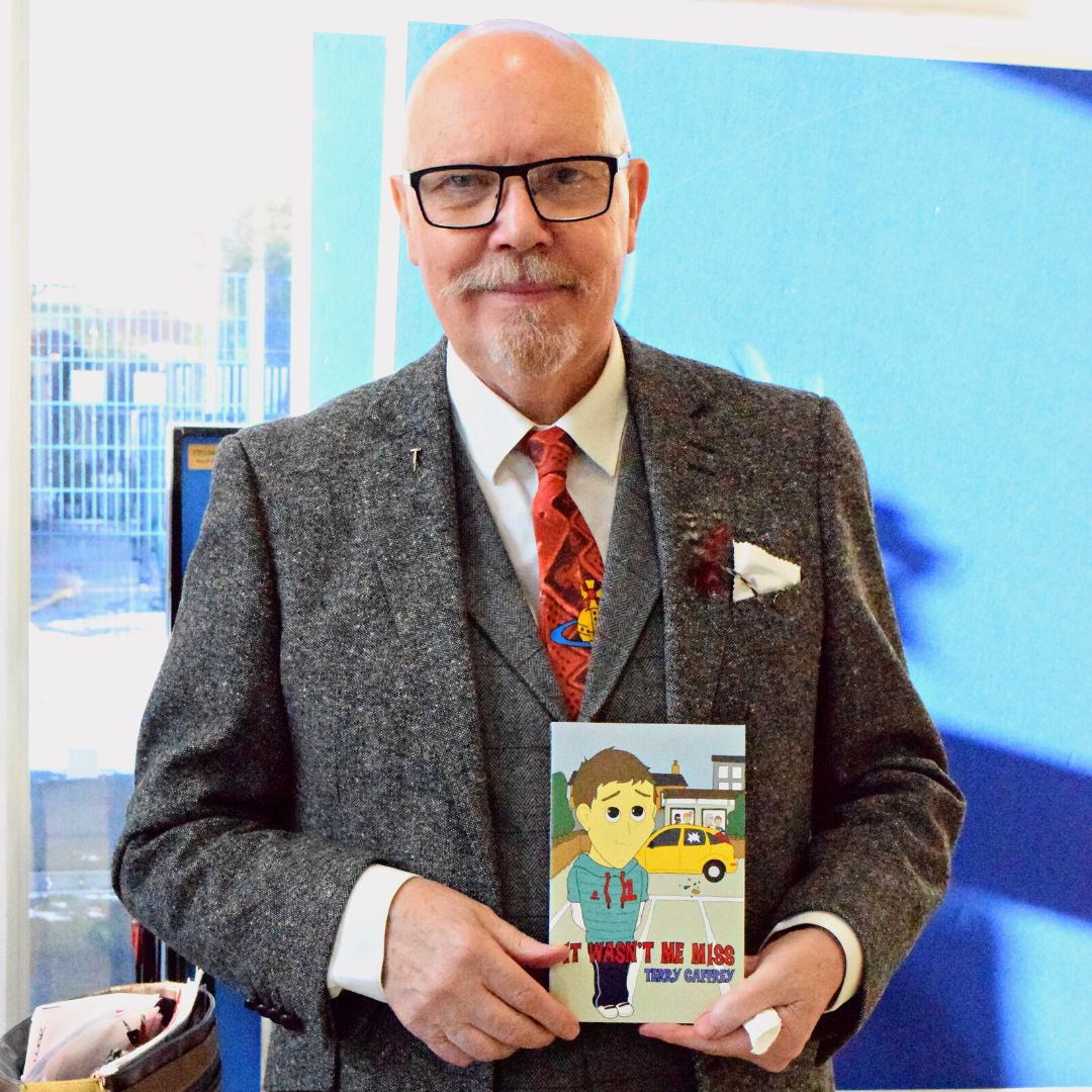 Author Terry Caffrey visits local charity to inspire future writers ...