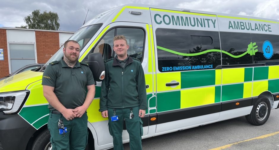 Stockport's first electric community ambulance makes patient transport ...