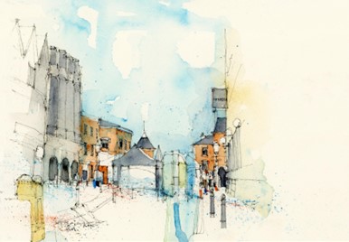 Urban Sketching with Simone Ridyard