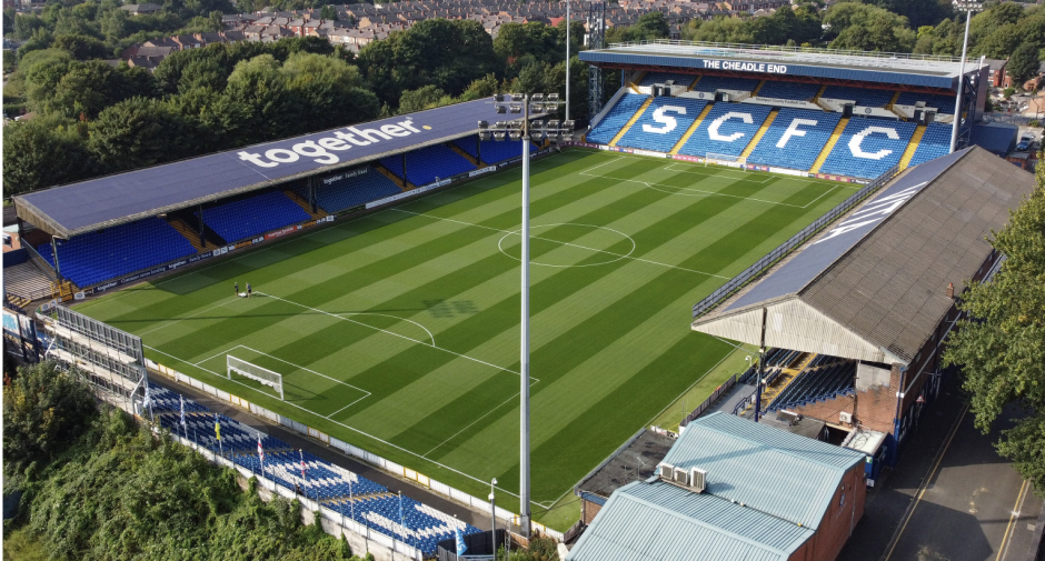 Stockport County team up with Grit Studios for new mural at Edgeley ...