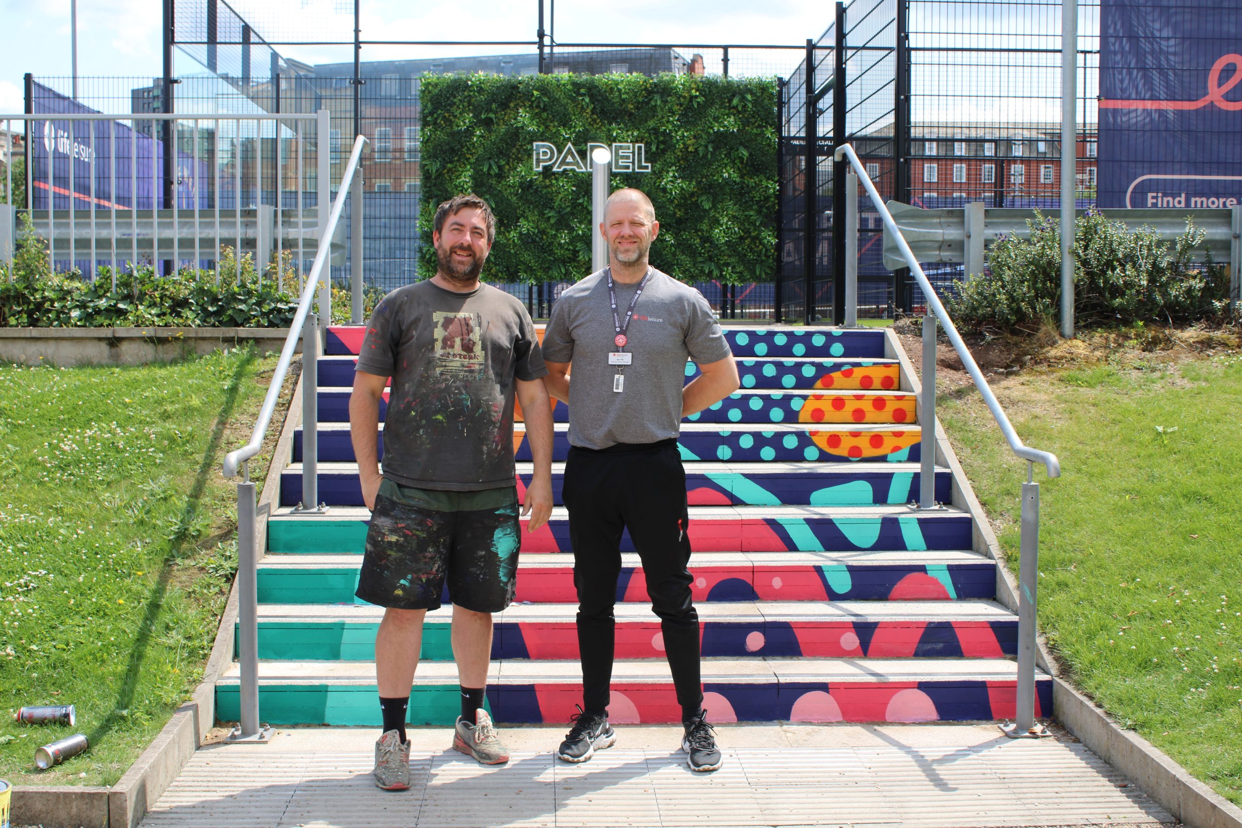 Colourful new mural served up in Stockport Town Centre - One Stockport